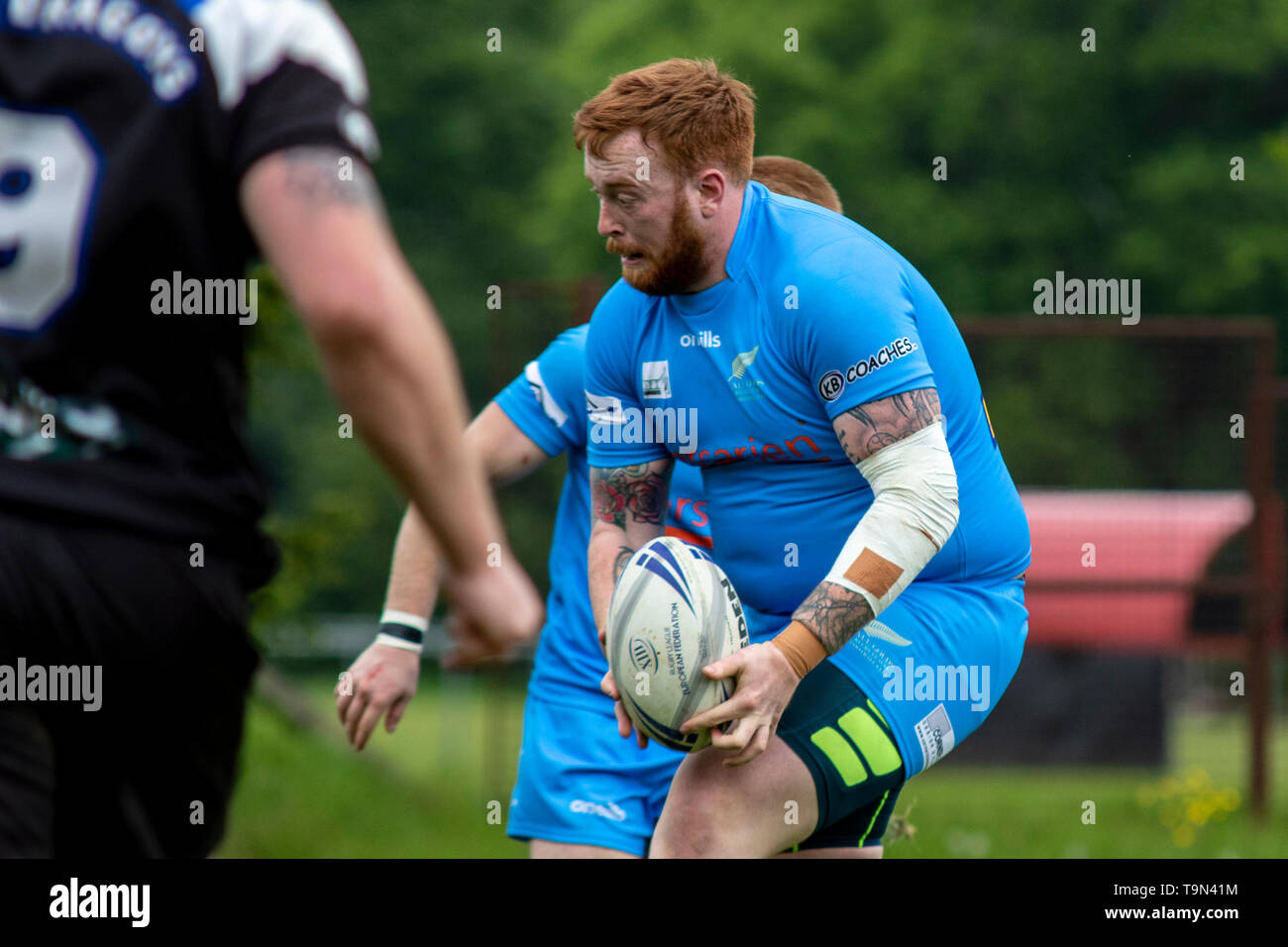Cardiff Blue Dragons v All Golds at Rumney RFC in the RFL Southern ...