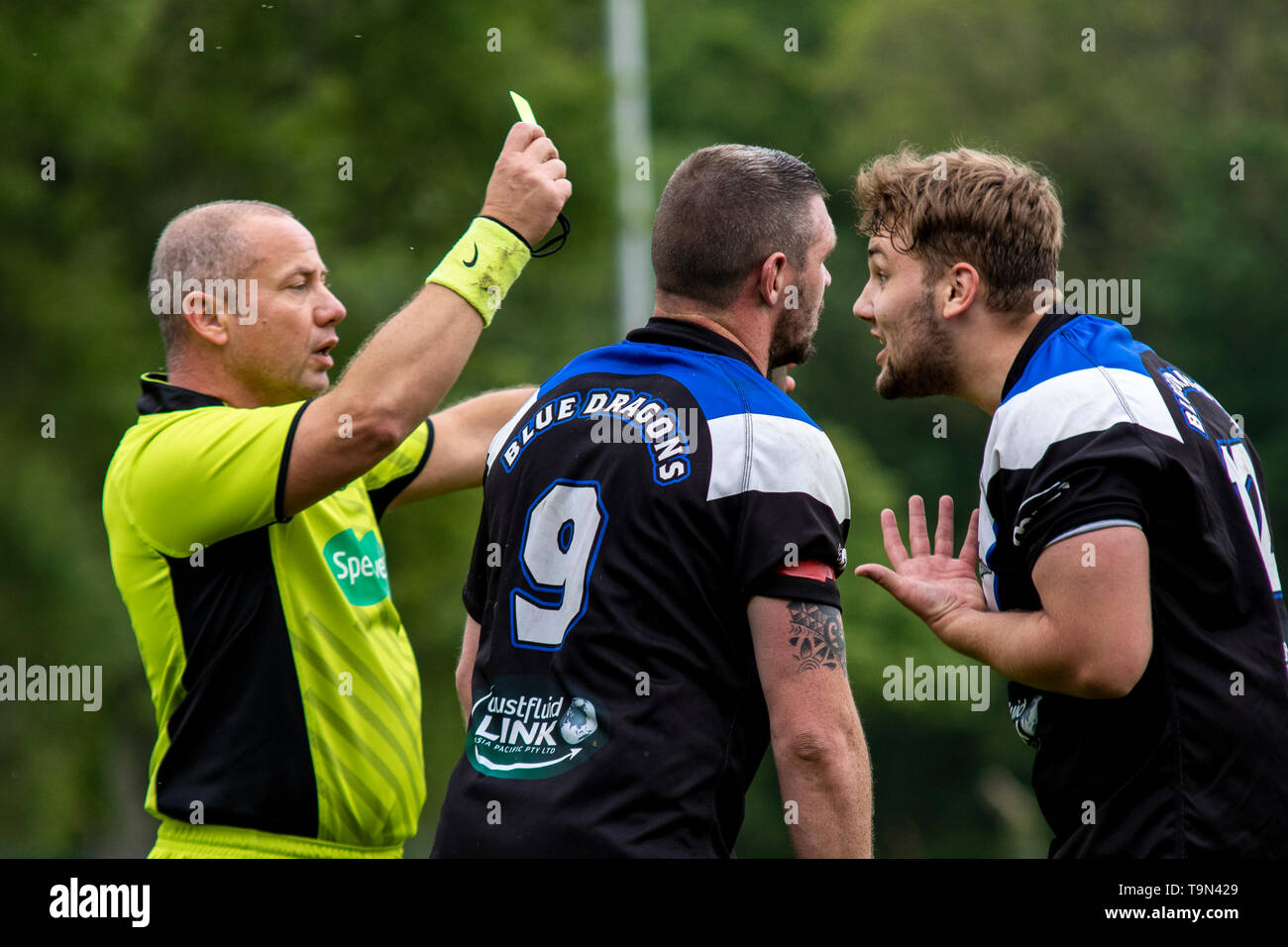 Cardiff Blue Dragons v All Golds at Rumney RFC in the RFL Southern ...