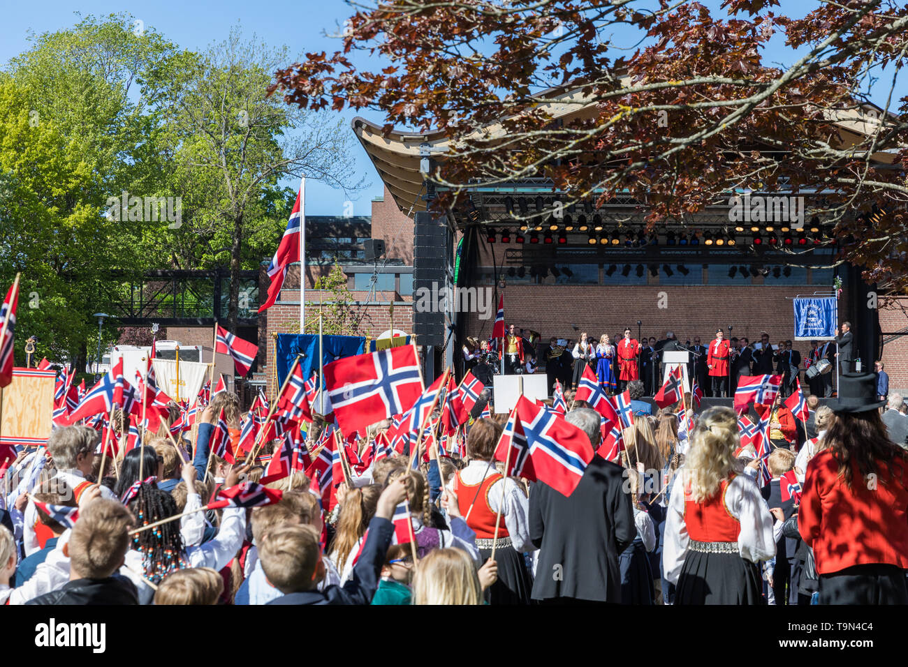 17th May Norwegian Constitution Day celebrations in Sandefjord Stock ...