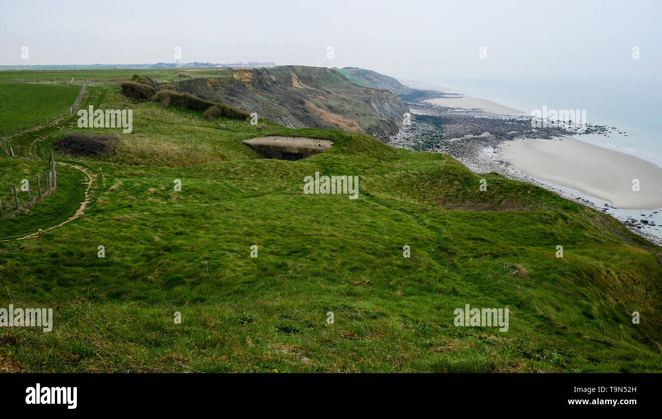 Cap D'alprech, Le Portel, Pas-de-Calais, Hauts-de-France, France Stock ...