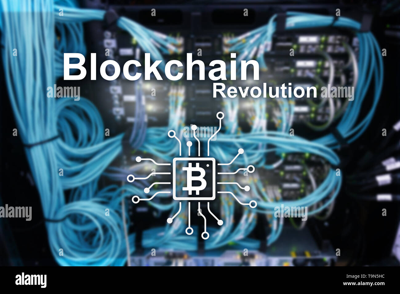 Blockchain revolution, innovation technology in modern business Stock ...
