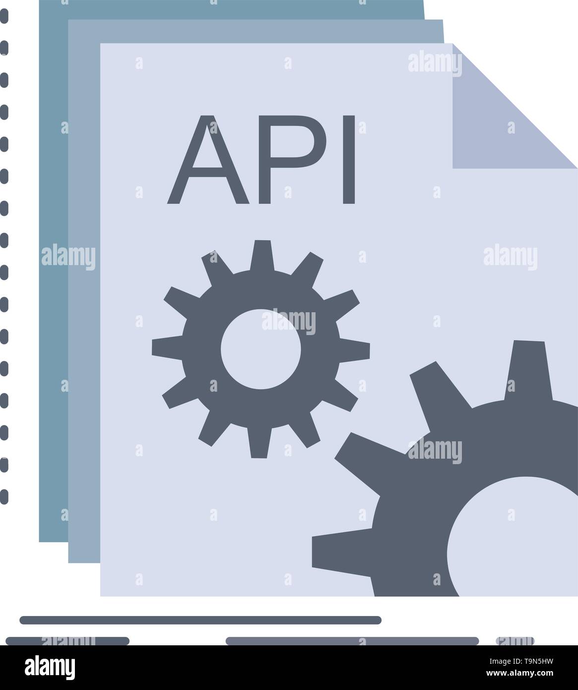 Api App Coding Developer Software Flat Color Icon Vector Stock Vector Image And Art Alamy