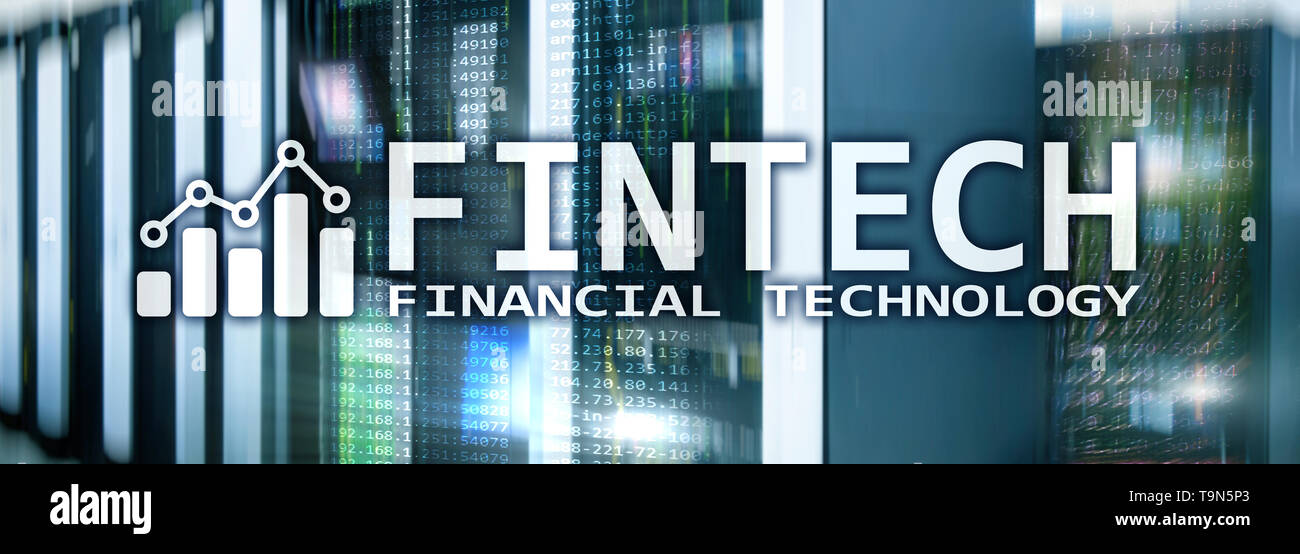 Fintech - Financial technology. Business solution and software ...