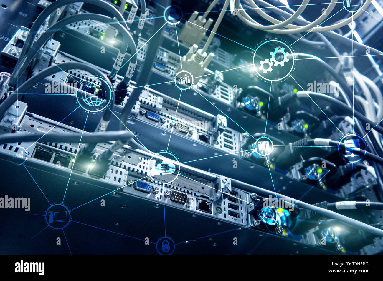 Virtual enterprise network architecture hi-res stock photography and ...
