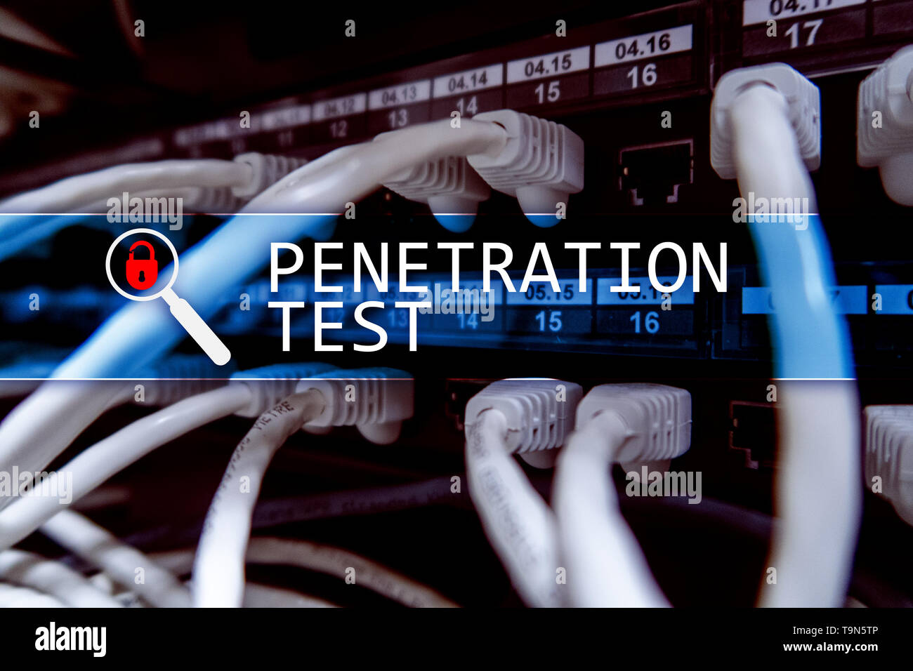 Penetration test. Cybersecurity and data protection. Hacker attack ...