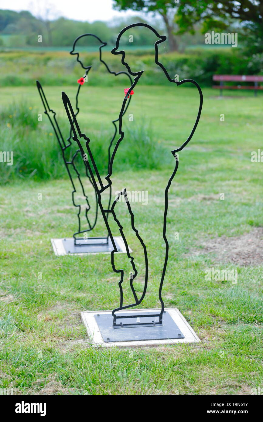 Tommy soldier outline hi-res stock photography and images - Alamy