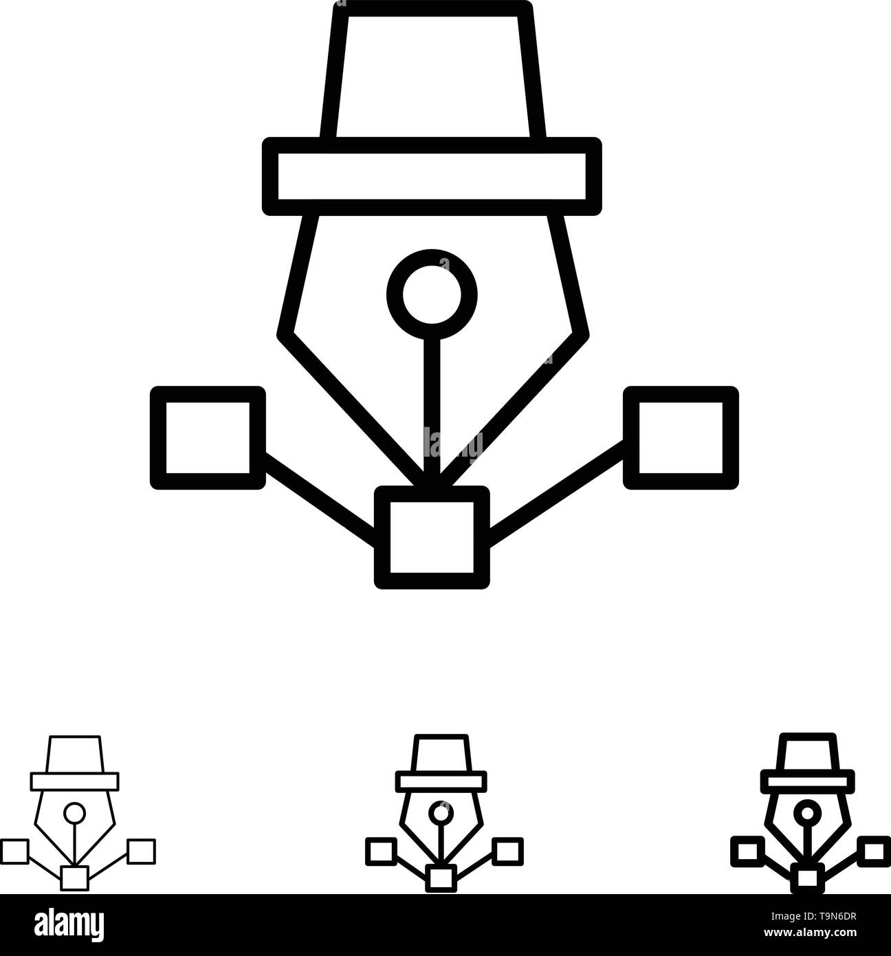 Bold line drawing hi-res stock photography and images - Alamy