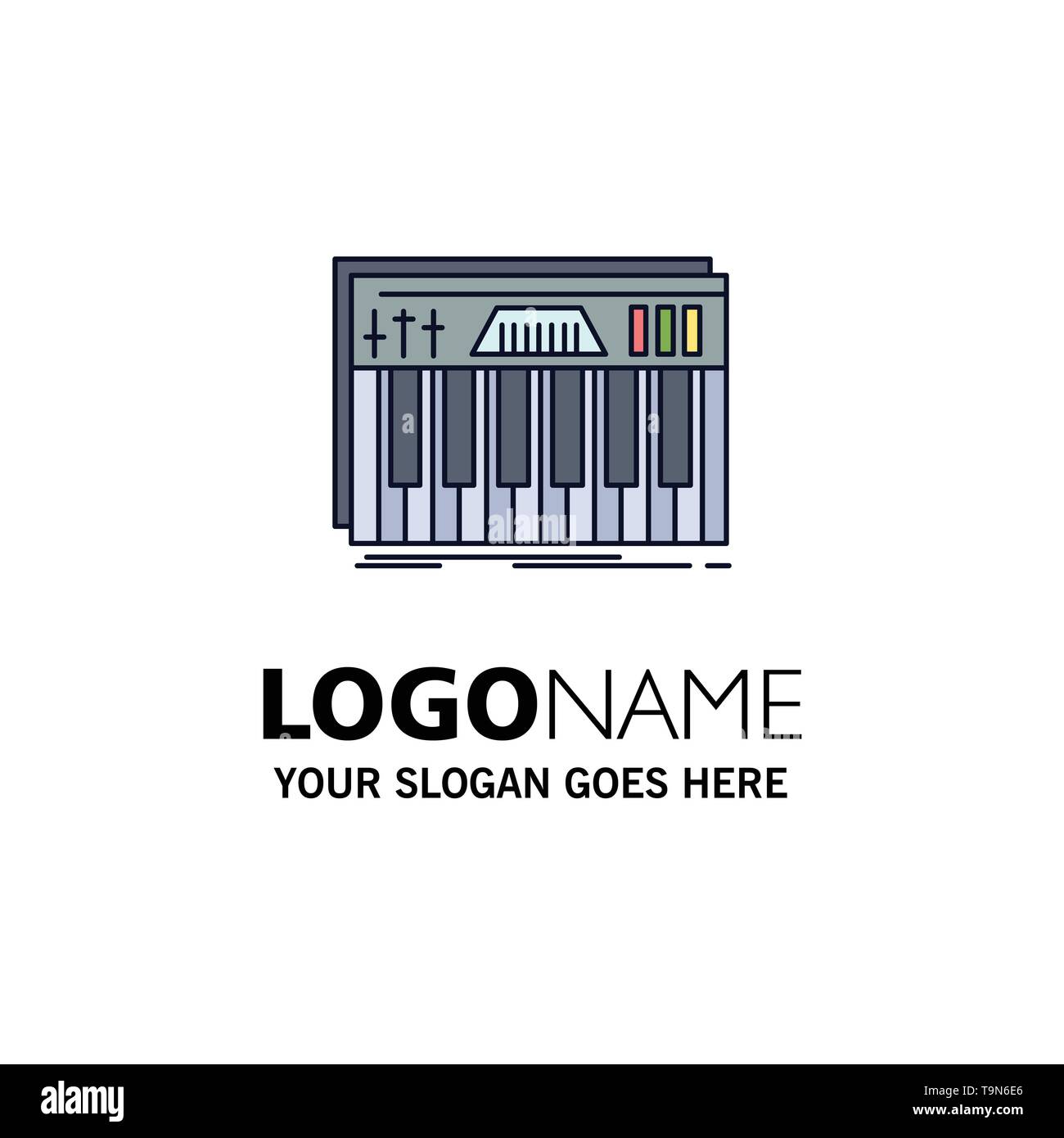 Midi Controller Keyboard Stock Vector Images Alamy