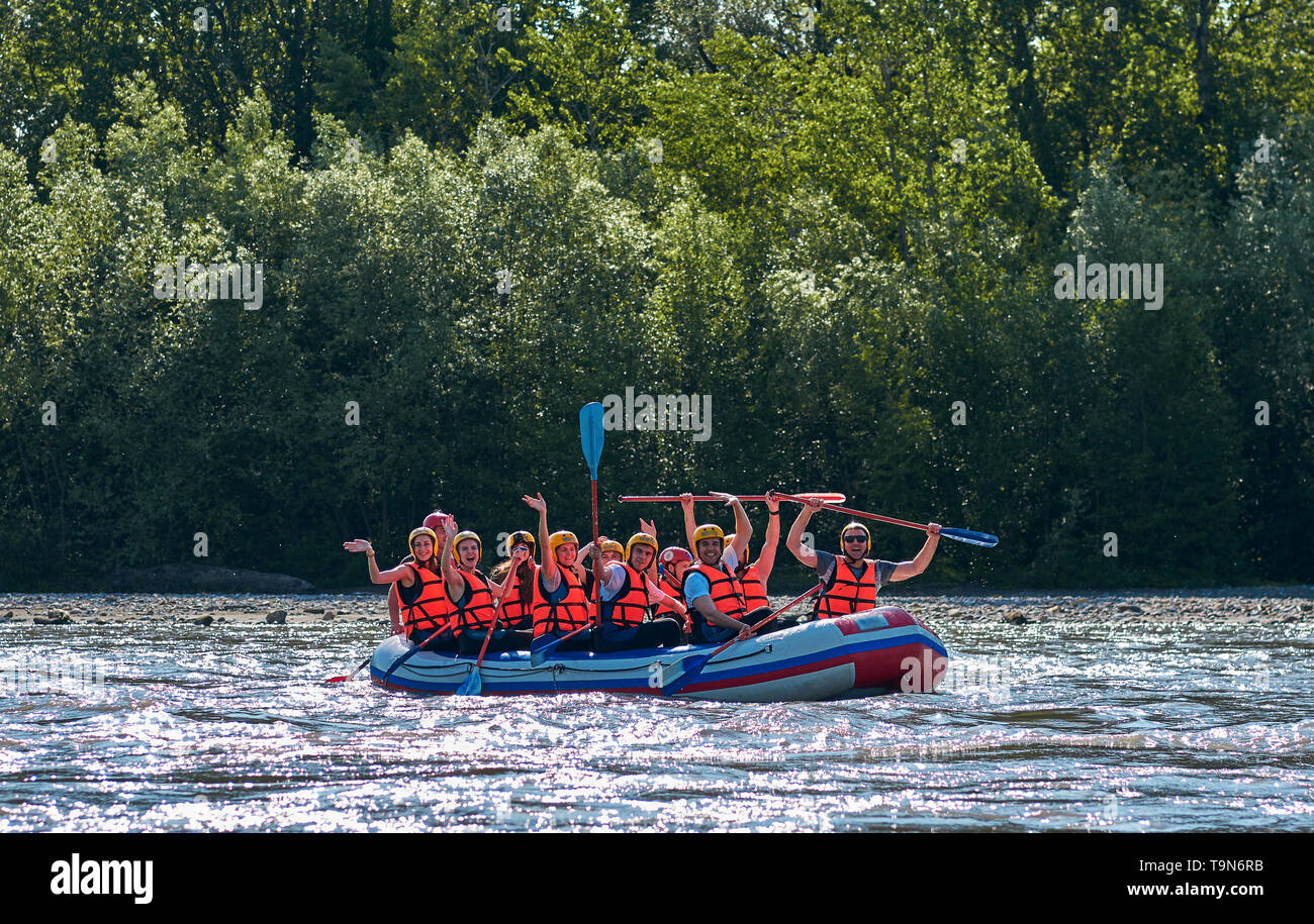 White water rafting thailand hi-res stock photography and images - Alamy
