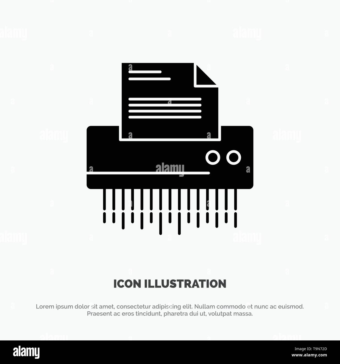 Shredder secrecy Stock Vector Images - Alamy