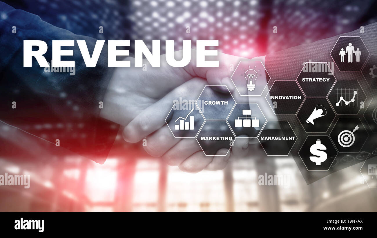 Increase revenue concept. Planing growth and increase of positive ...