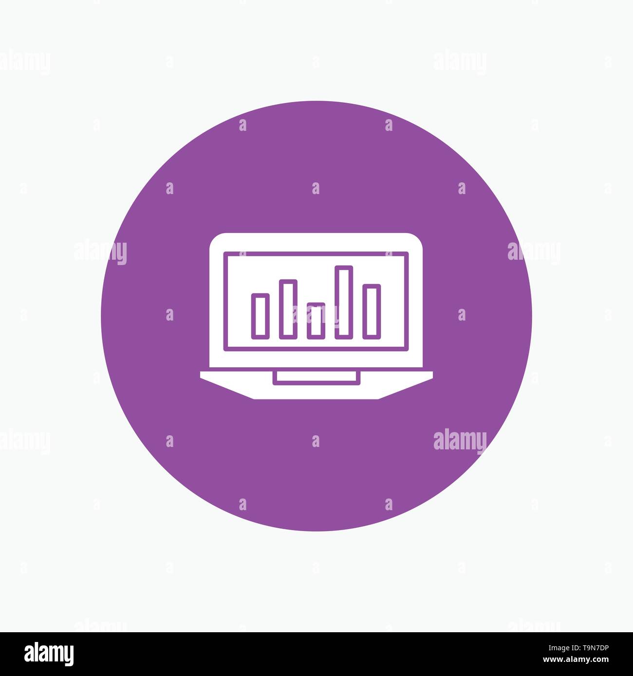 Desktop Laptop Graph Illustration Cut Out Stock Images And Pictures Alamy
