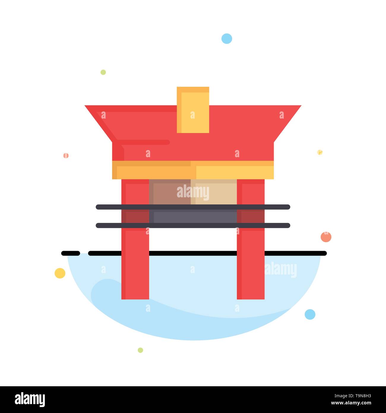 China shrine Stock Vector Images - Alamy