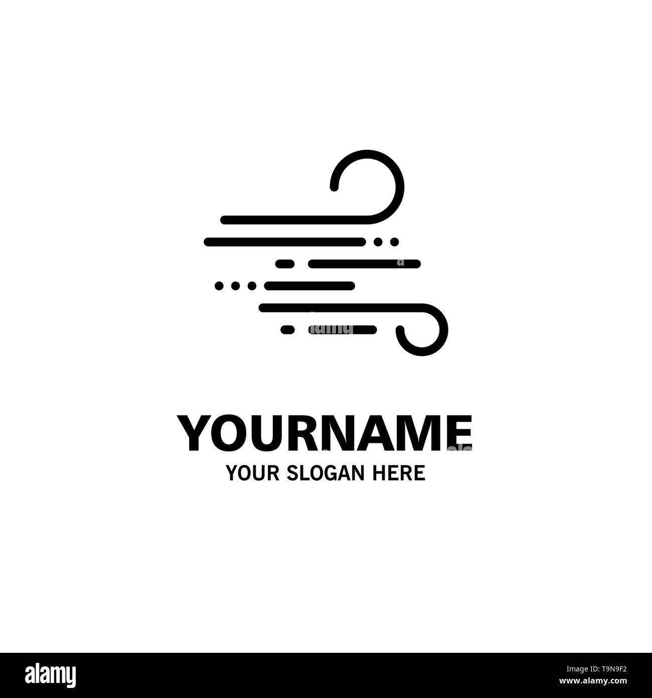 Windy weather sign Black and White Stock Photos & Images - Alamy