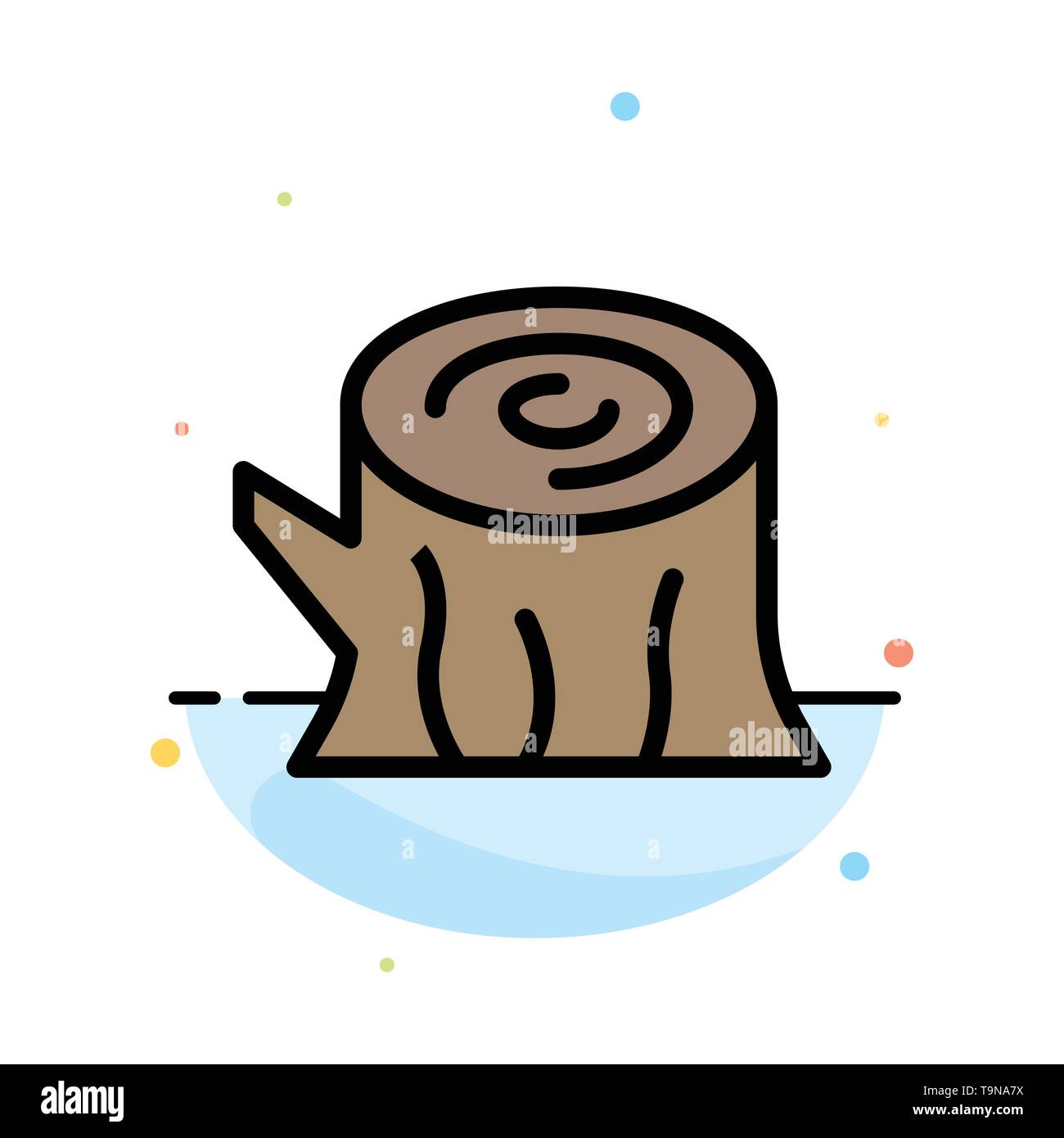 Log footpath Stock Vector Images - Alamy