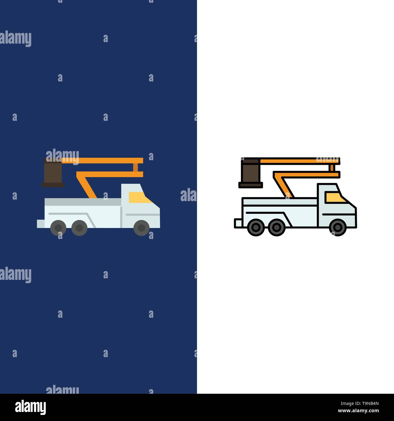 Lifting equipment icons hi-res stock photography and images - Alamy