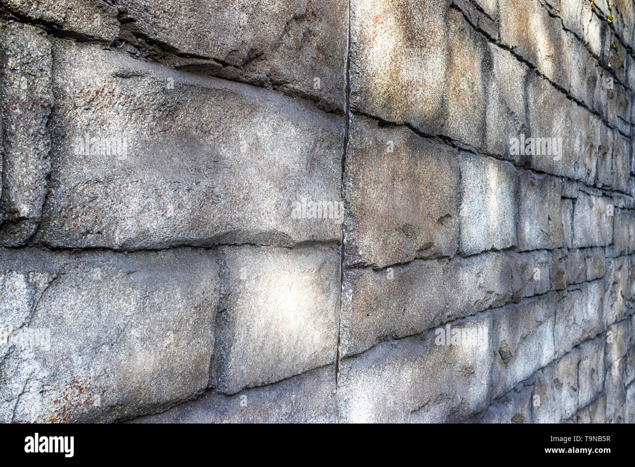 Stone rock brick block pattern texture in normal light Stock Photo - Alamy
