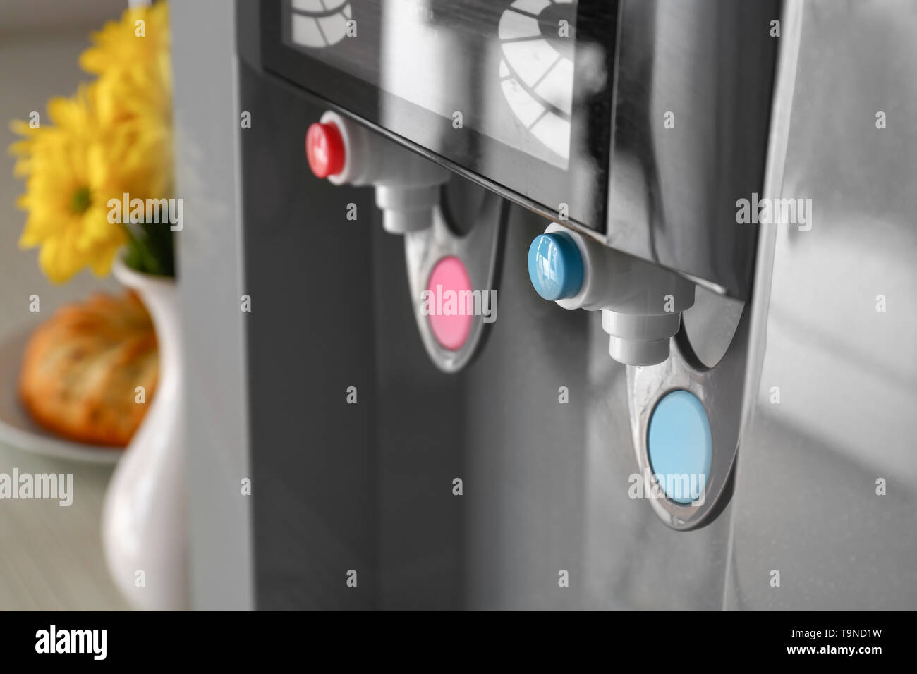 Modern water cooler, closeup Stock Photo - Alamy