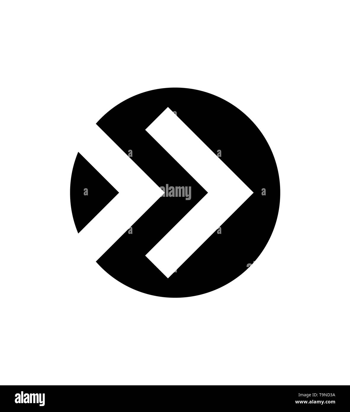 Arrow icon symbol vector. Arrow icon sign Stock Photo - Alamy