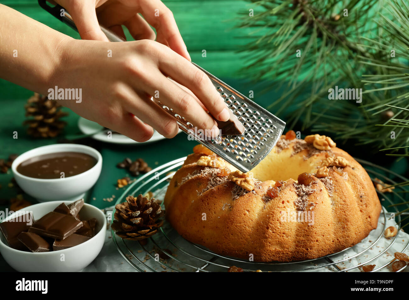 Grating chocolate hi-res stock photography and images - Alamy