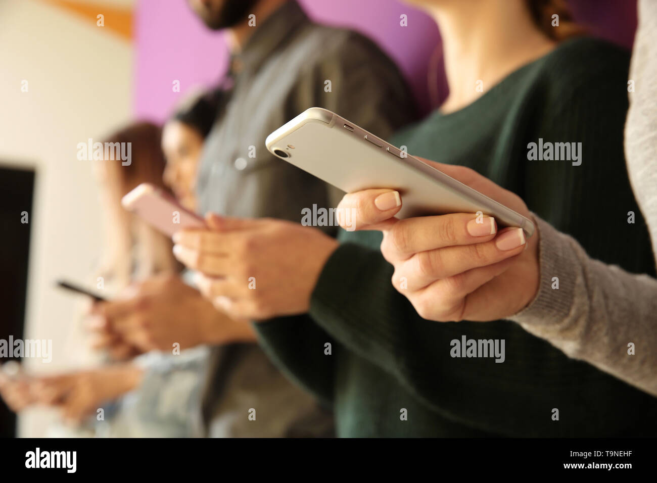 Mobile addiction excessive screen hi-res stock photography and images ...
