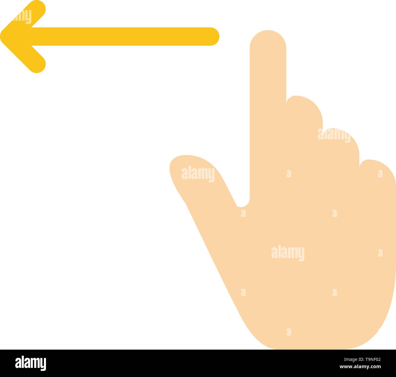 Middle finger vector vectors hi-res stock photography and images - Alamy