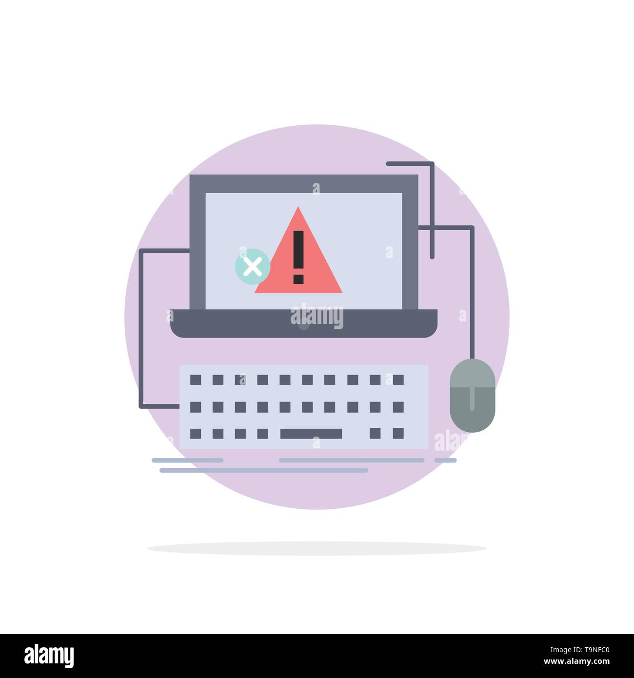 Computer screen malfunction Cut Out Stock Images & Pictures - Alamy