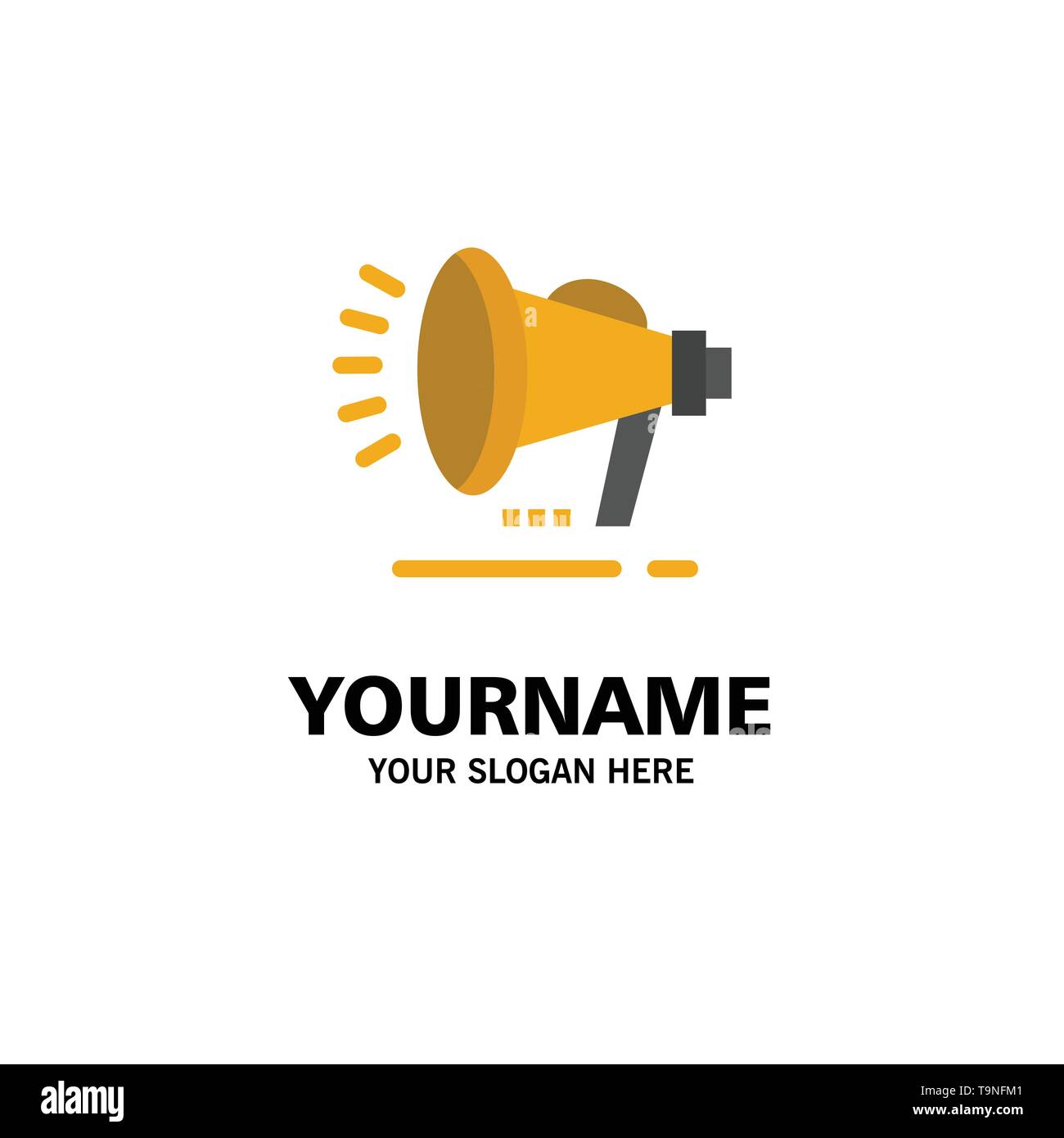 Loudspeaker logo hi-res stock photography and images - Alamy