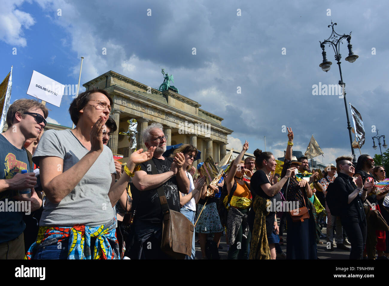 Berlin, Germany. 19th May, 2019. Thousands took to the streets to ...