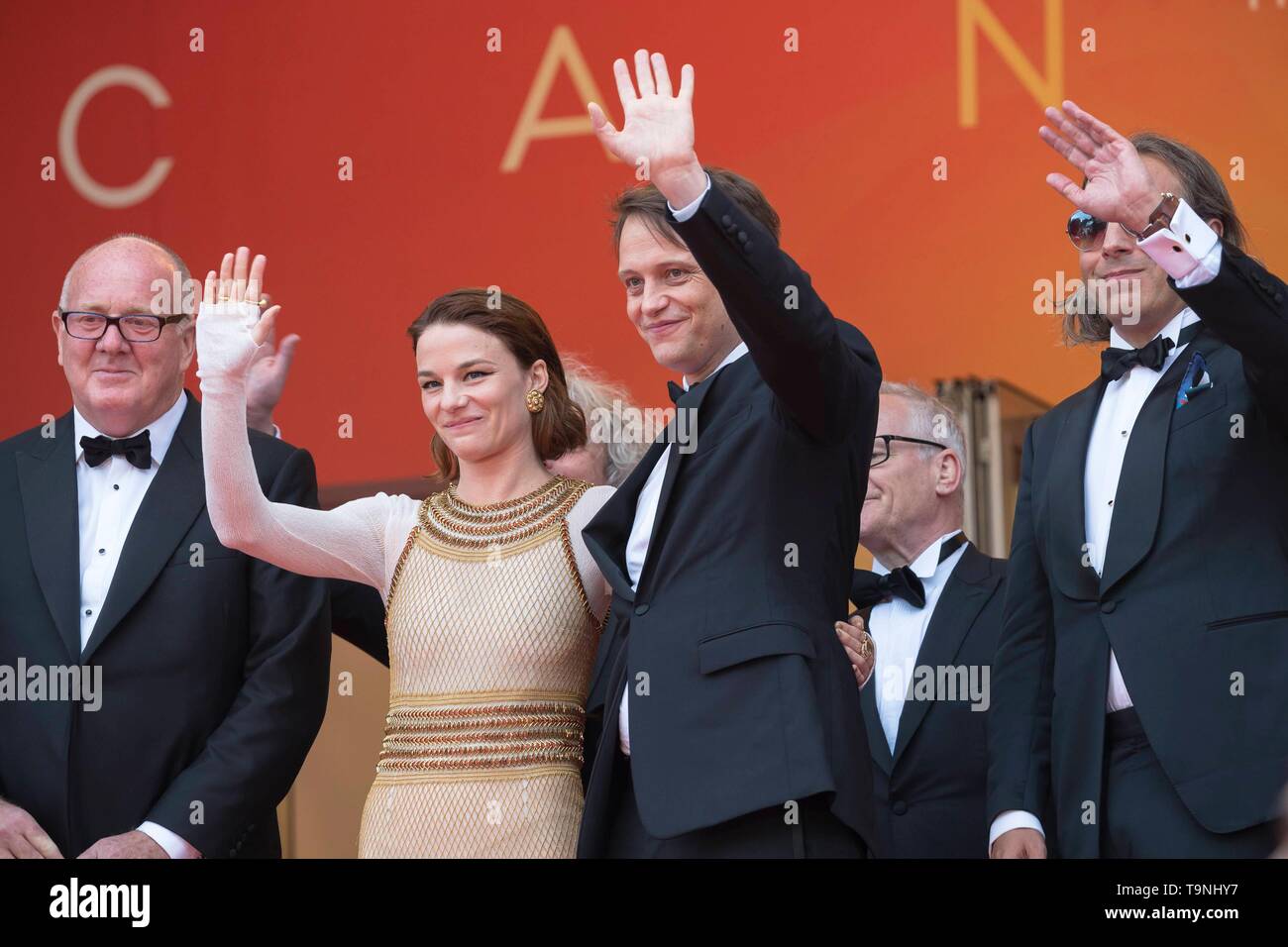 August Diehl and Valerie Pachner attend the premiere of 'A Hidden Life ...