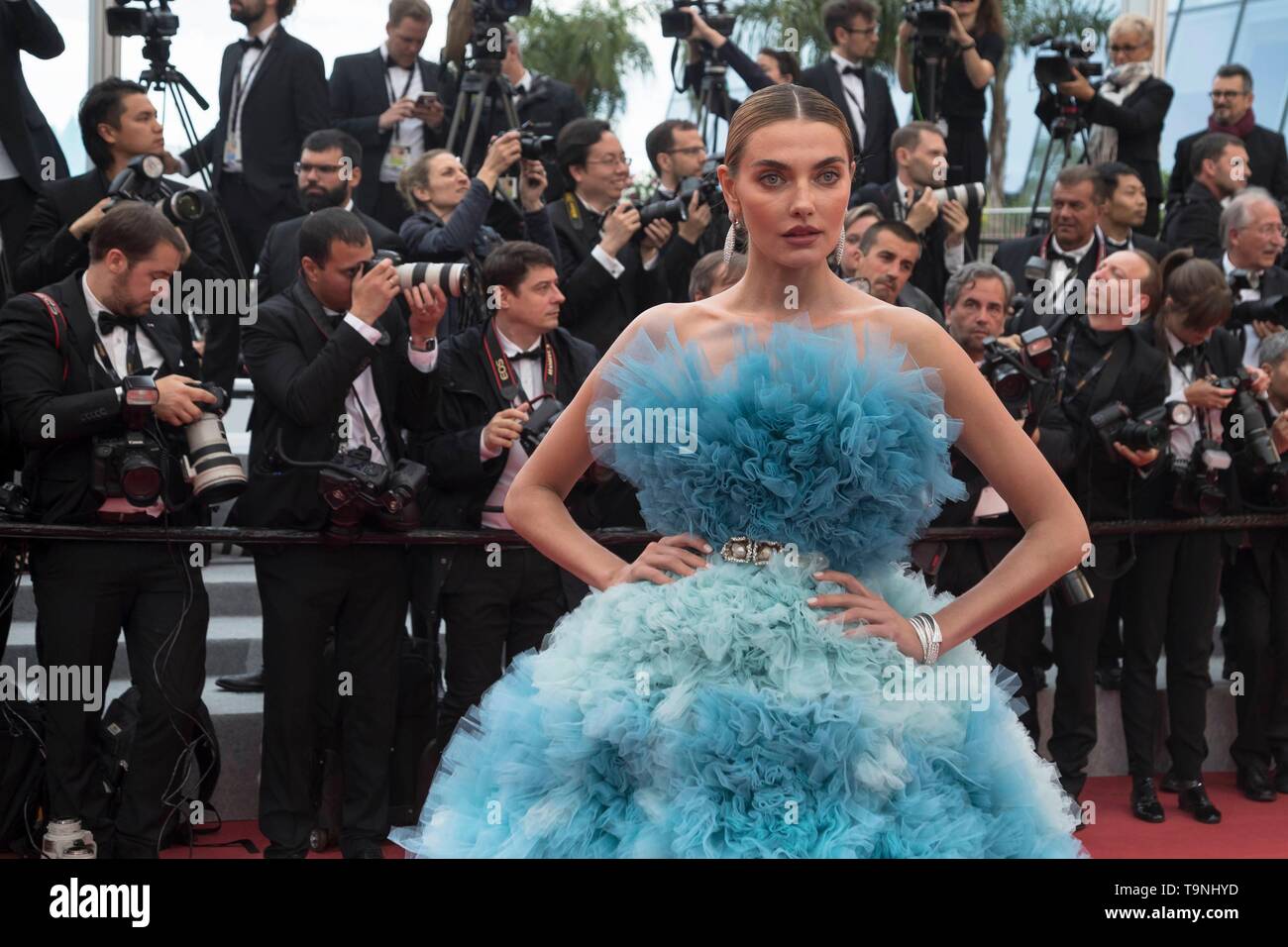 Cannes, France. 19th May, 2019. Alina Baikova attends the premiere of 'A Hidden Life' during the ...