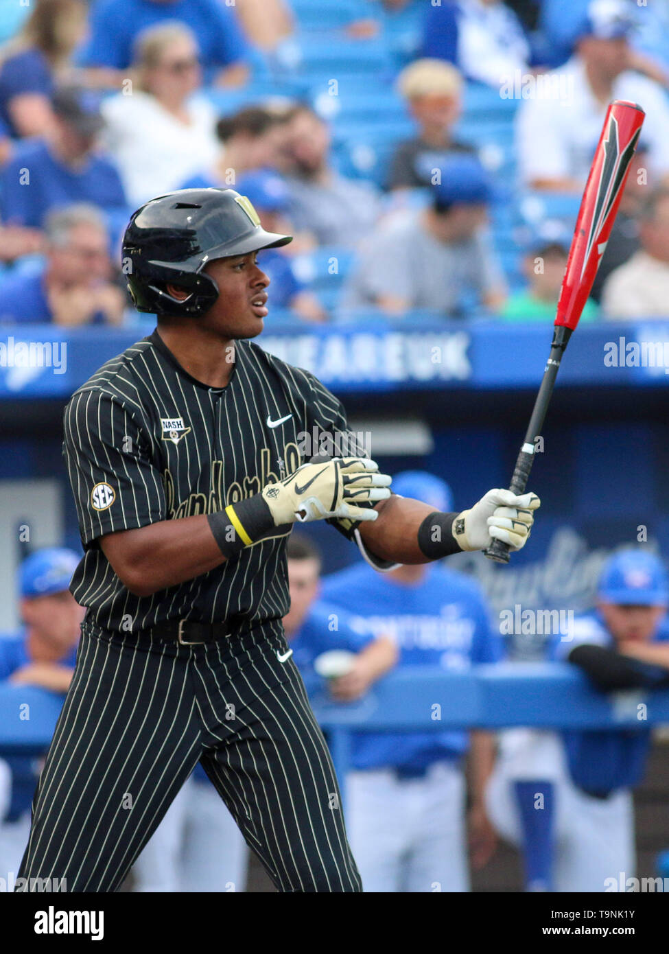 Lexington, KY, USA. 17th May, 2019. Vanderbilt's Harrison Ray during a ...