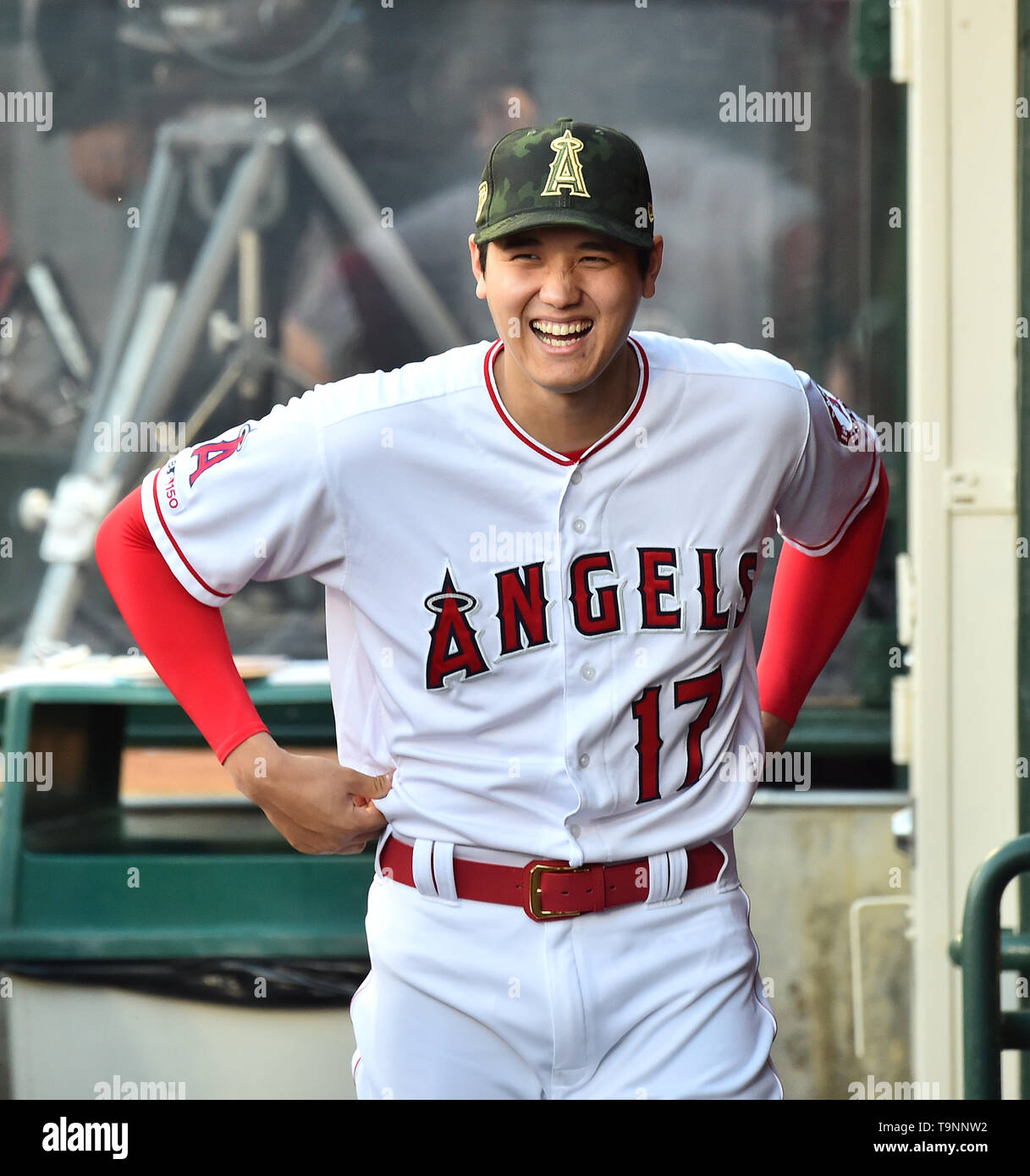 Shohei ohtani laughs hi-res stock photography and images - Alamy