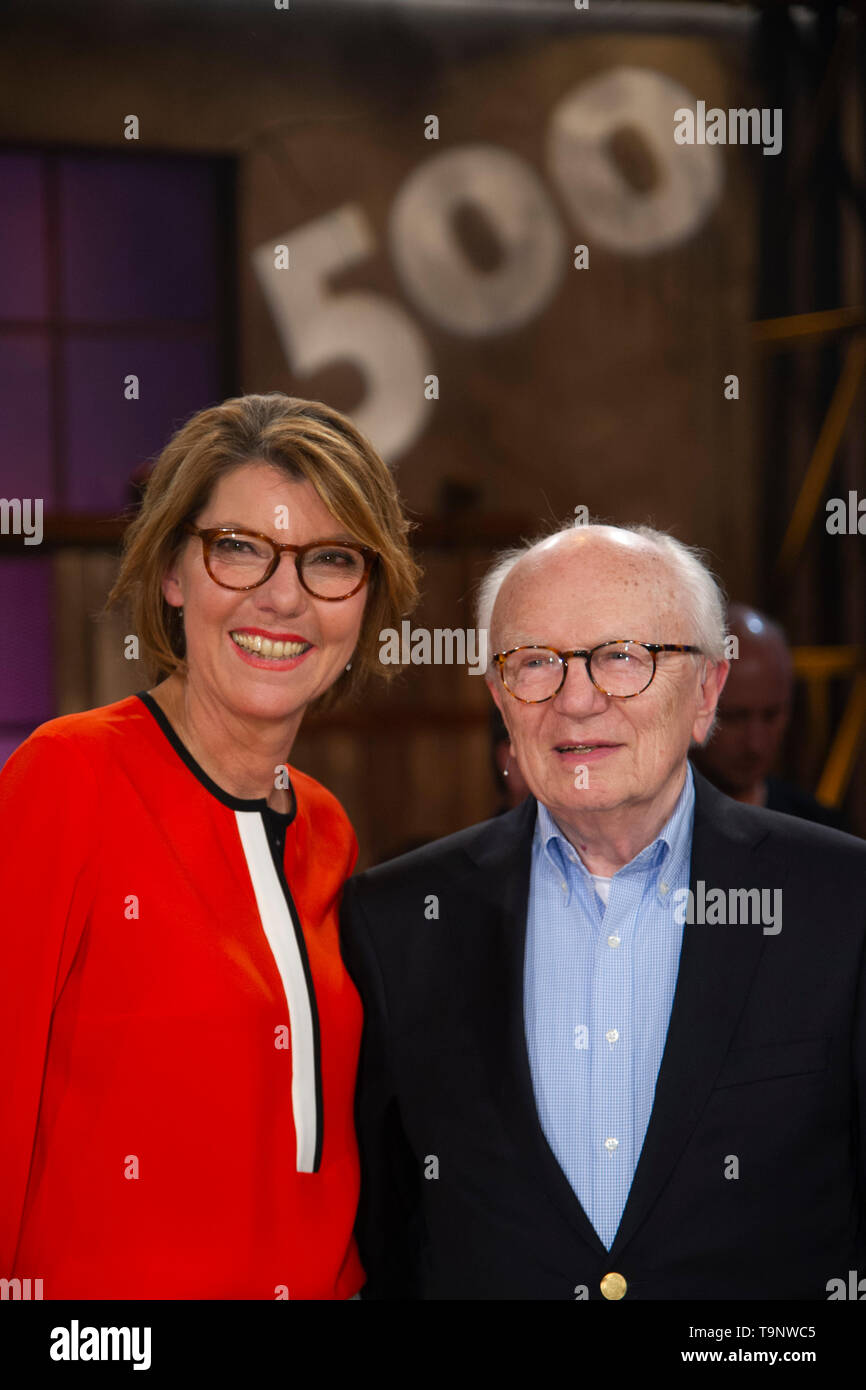 Cologne, Deutschland. 17th May, 2019. From left: Presenter Bettina ...