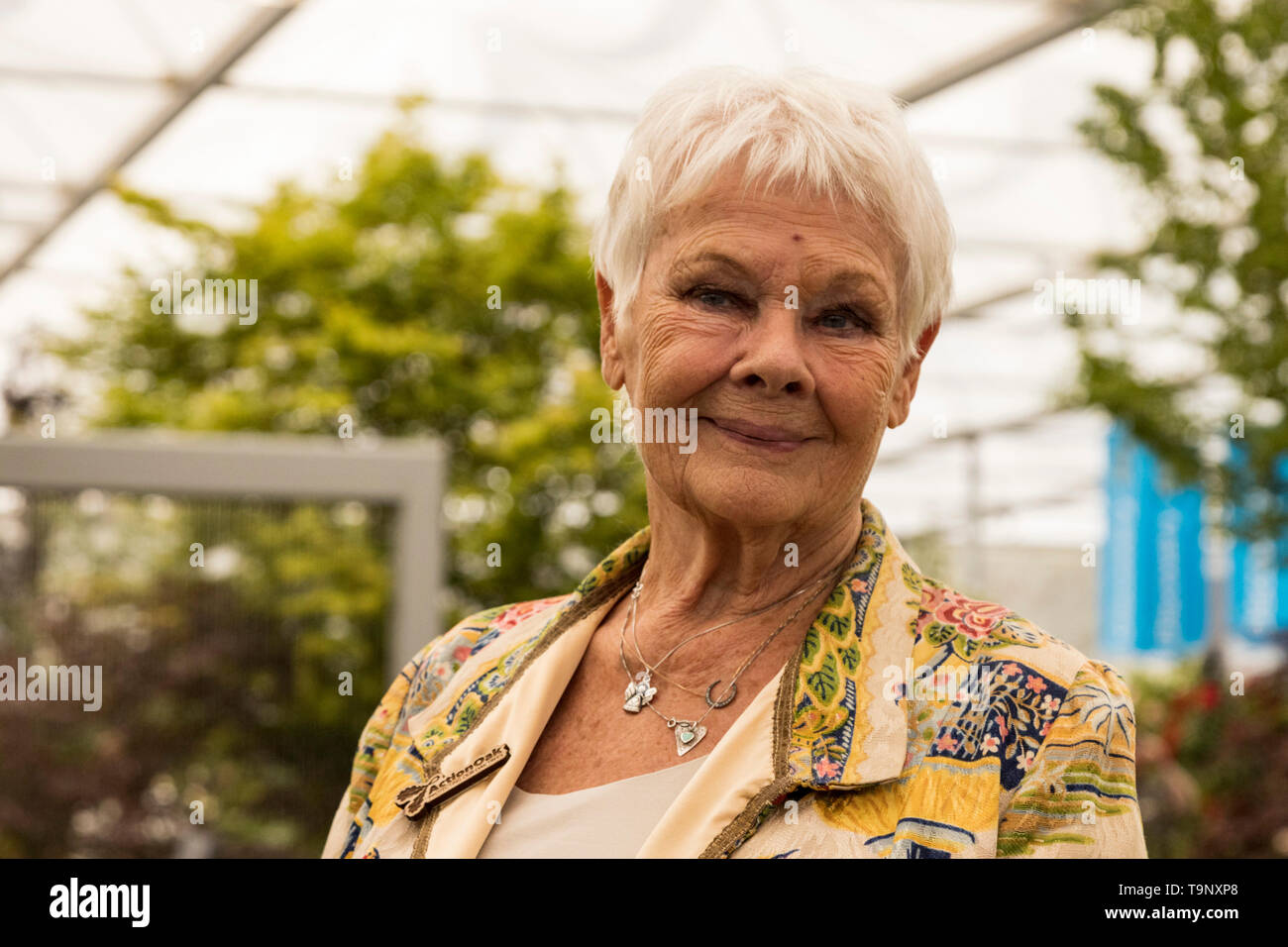 London, UK. 20 May 2019. Dame Judi Dench. Press Day at the 2019 RHS ...