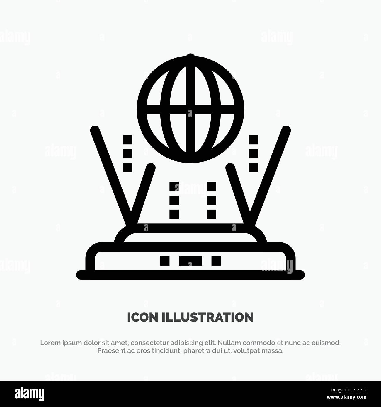 Internet globe Stock Vector Images - Alamy