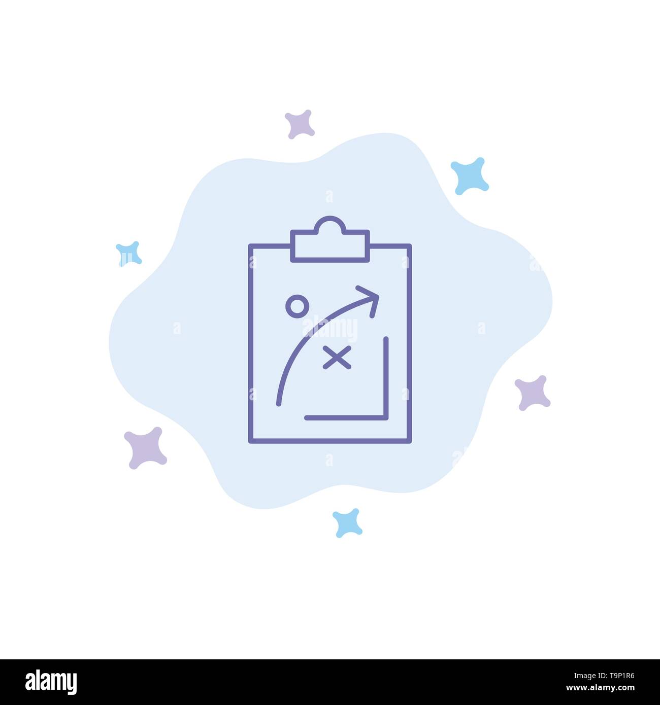 Plan, Strategic, Strategy, Tactics, Economics, Market, Blue Icon on ...