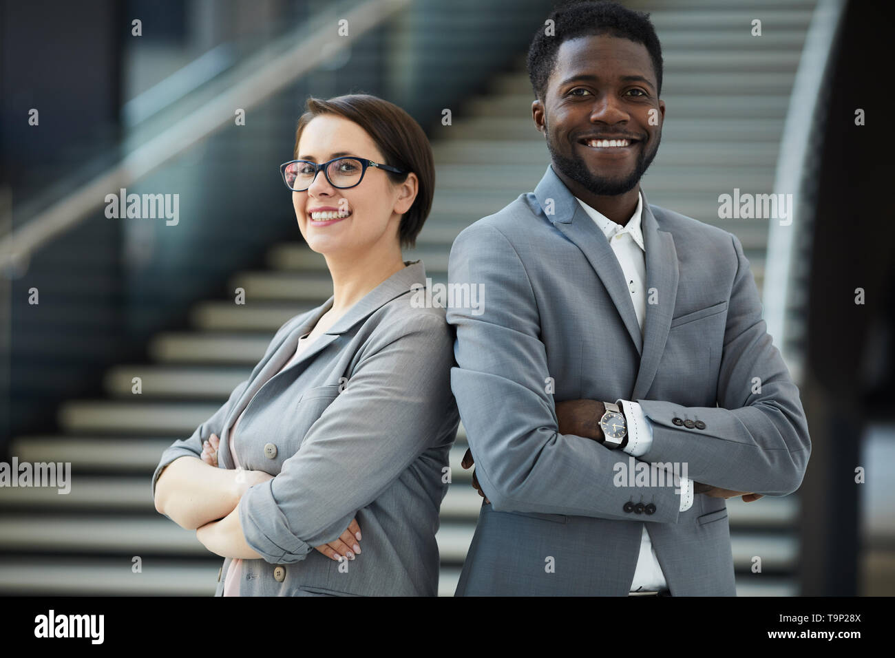 Strong business team Stock Photo - Alamy