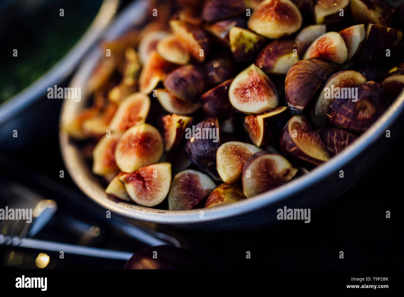 Fresh Gourmet FOOD Preparation. Luxury Kitchen dishes. Fine ingredients ...