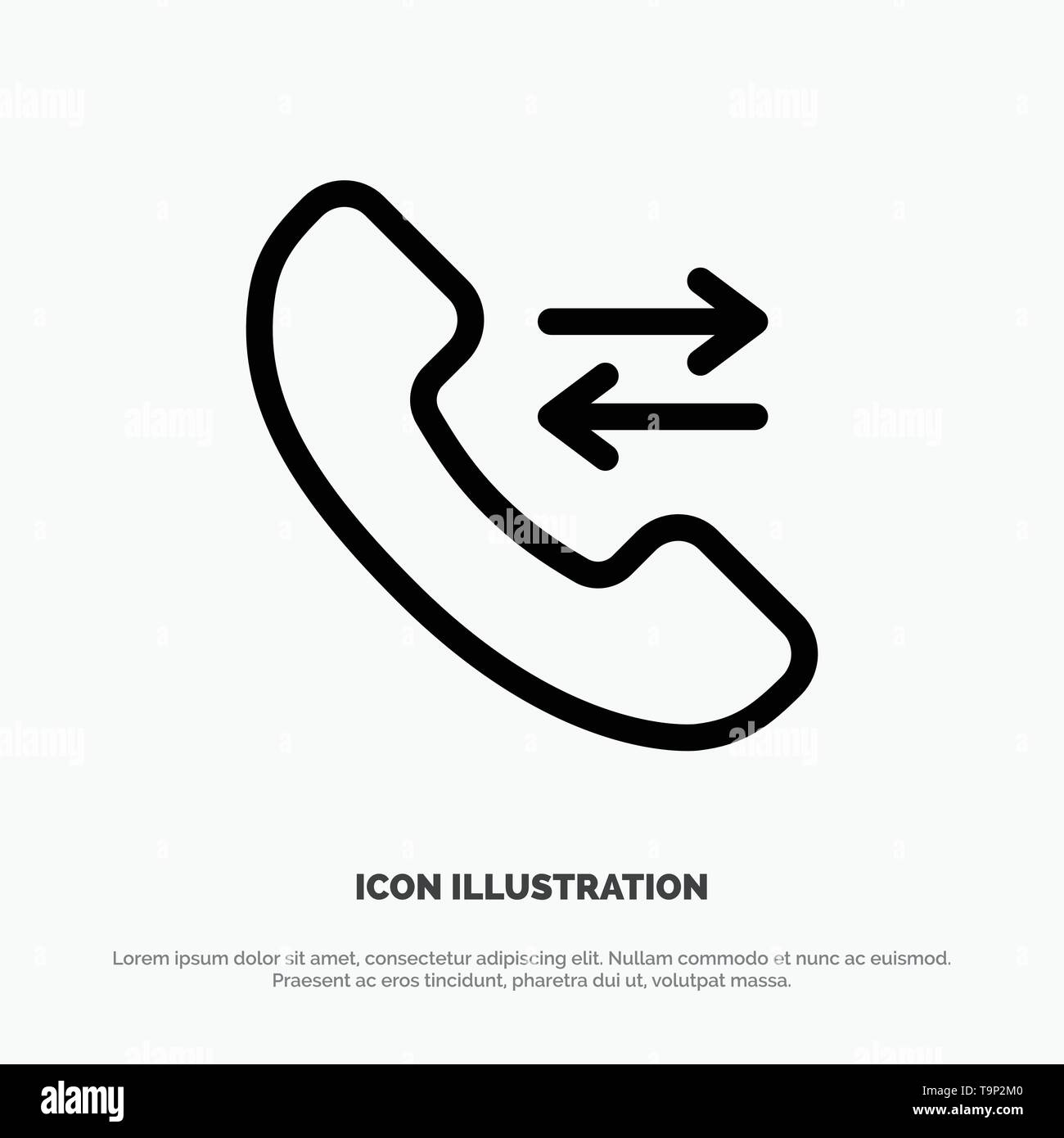 Answer call vector vectors hi-res stock photography and images - Alamy