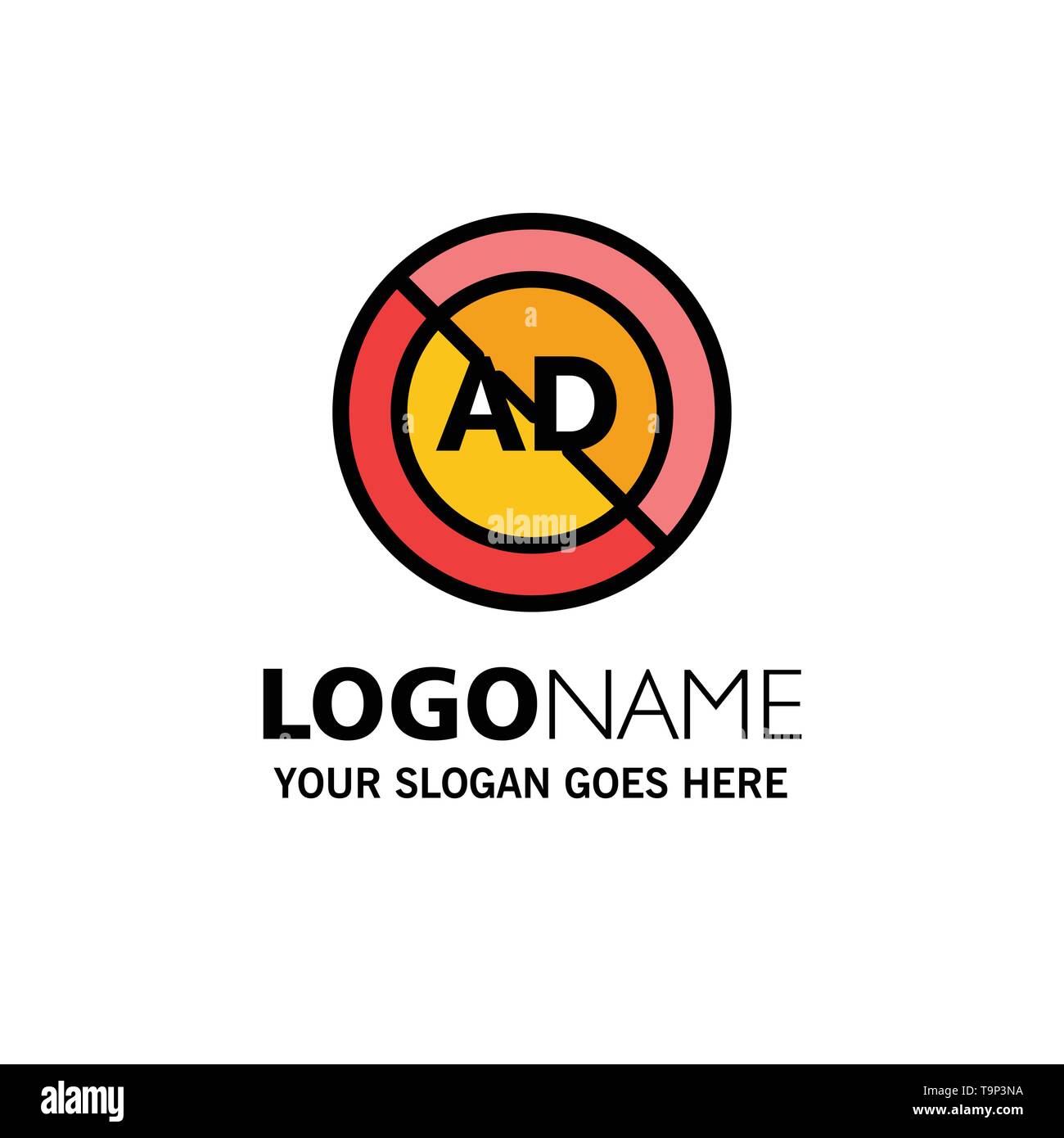 Sign ad advertisement logo Stock Vector Images - Alamy