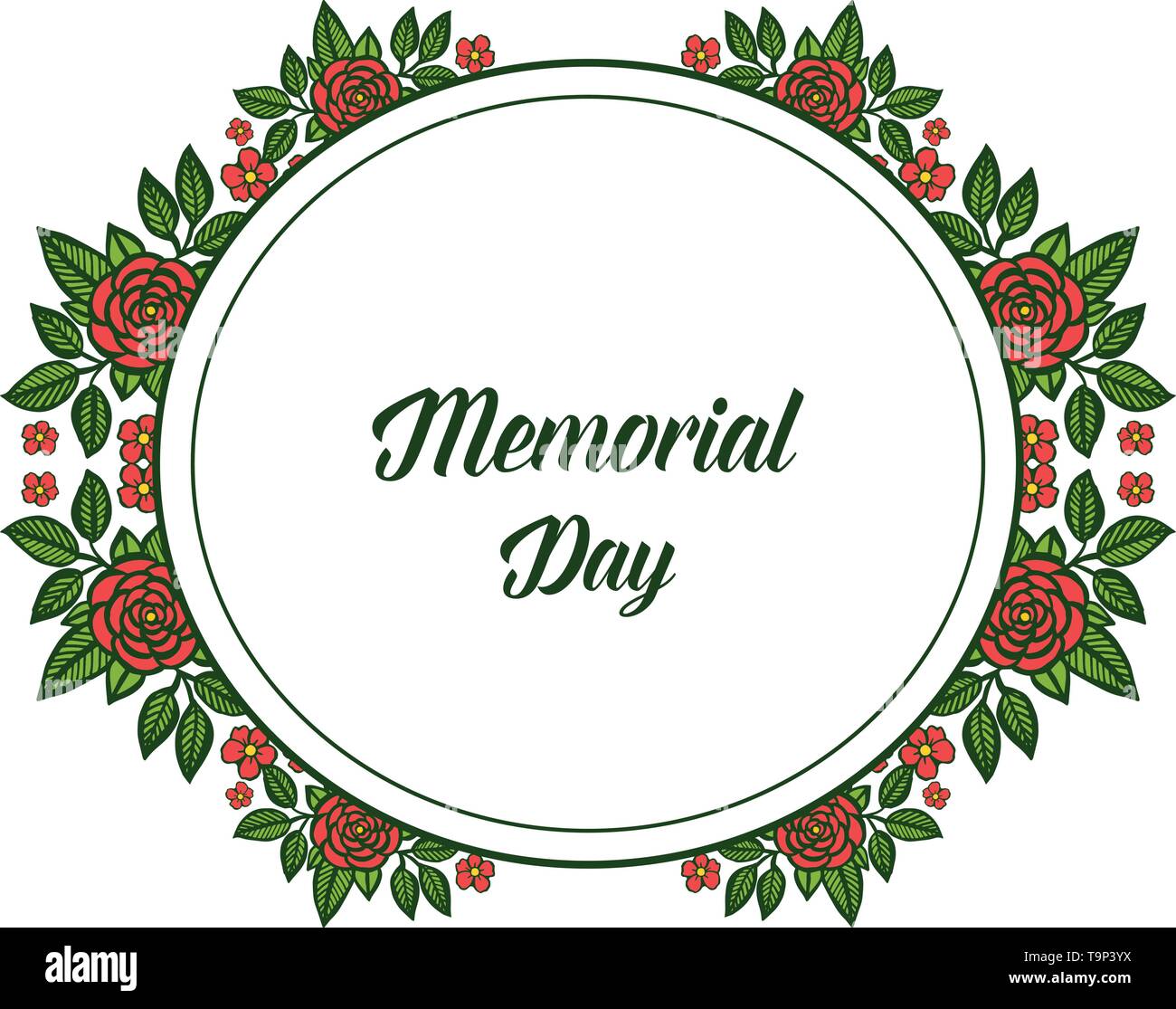 Vector illustration various pattern leaf flower frame for decorative ...