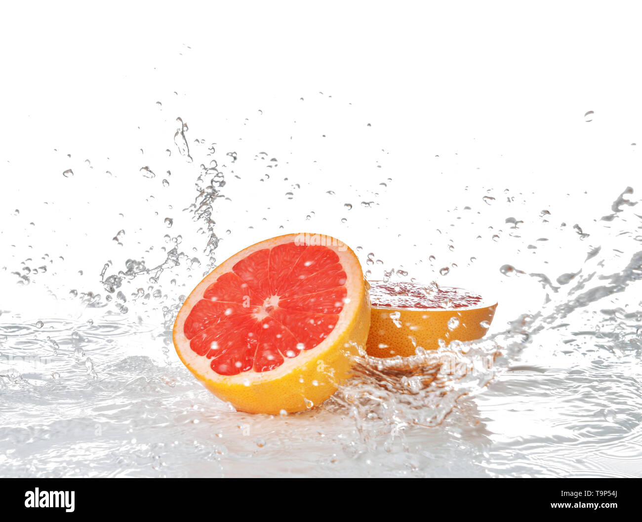 Grapefruit splashing water hi-res stock photography and images - Alamy