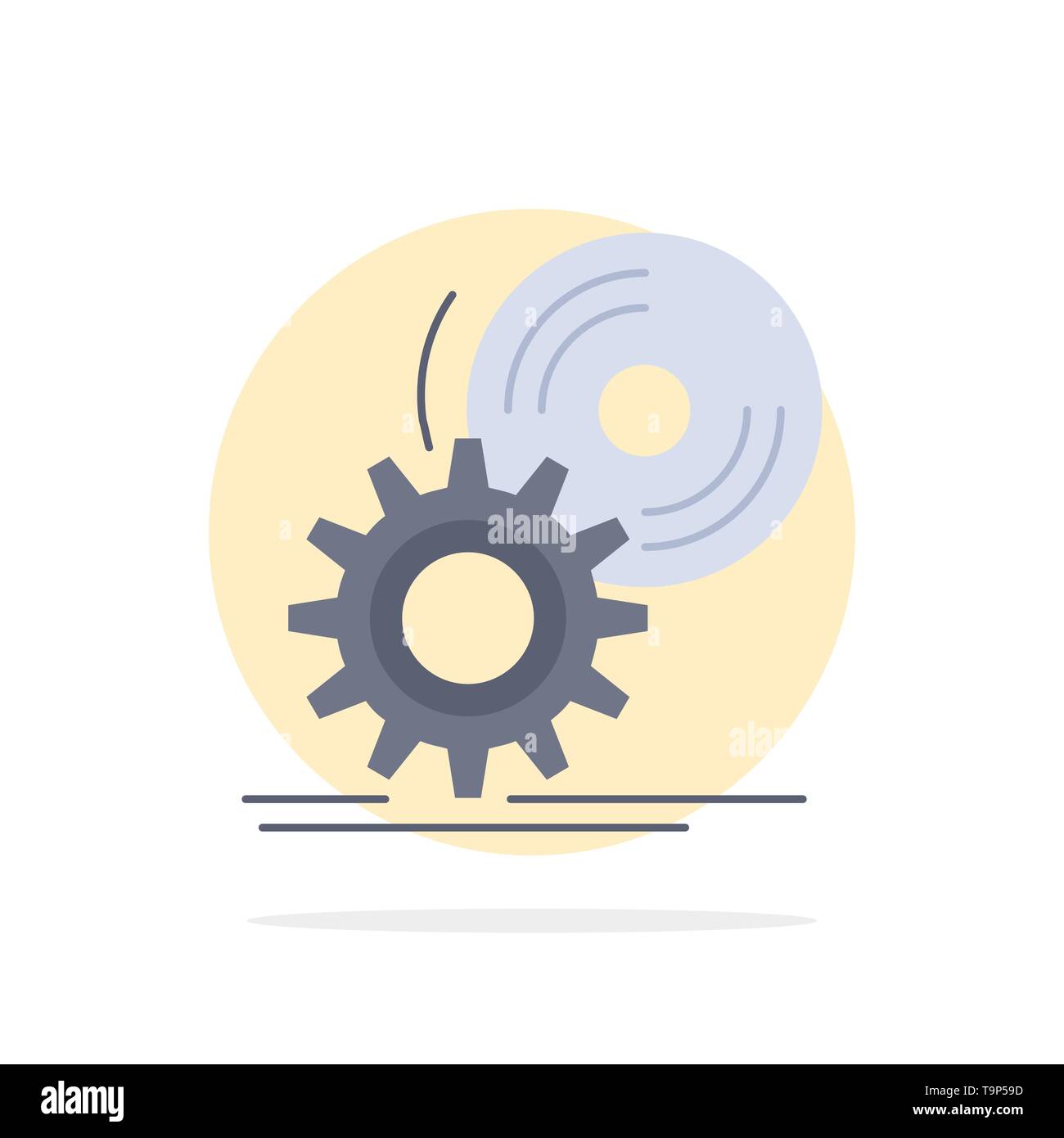 Installation disc Stock Vector Images - Alamy