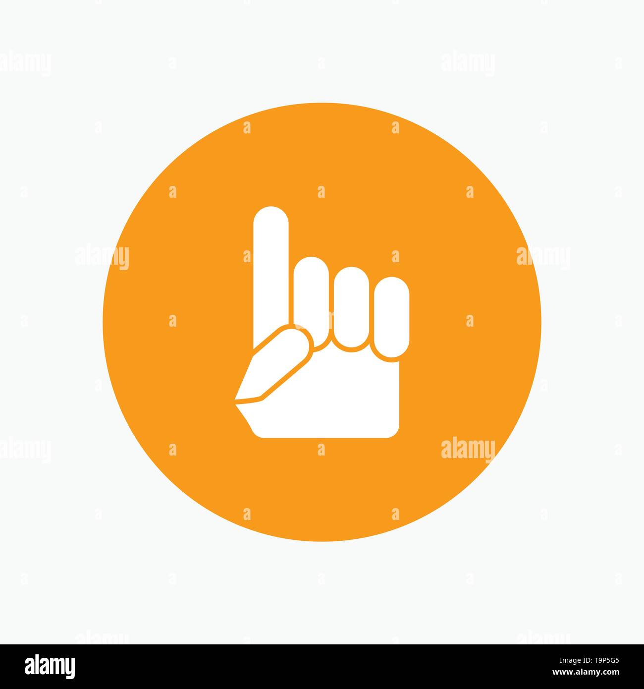 Number 1 foam hand hi-res stock photography and images - Alamy