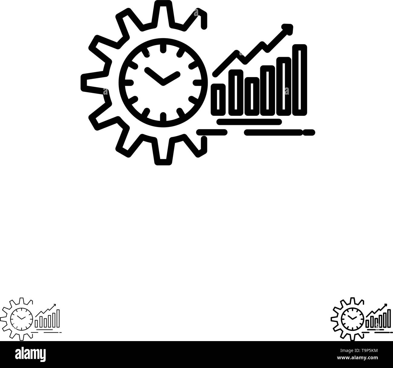 Infographic illustration graphs Black and White Stock Photos & Images ...