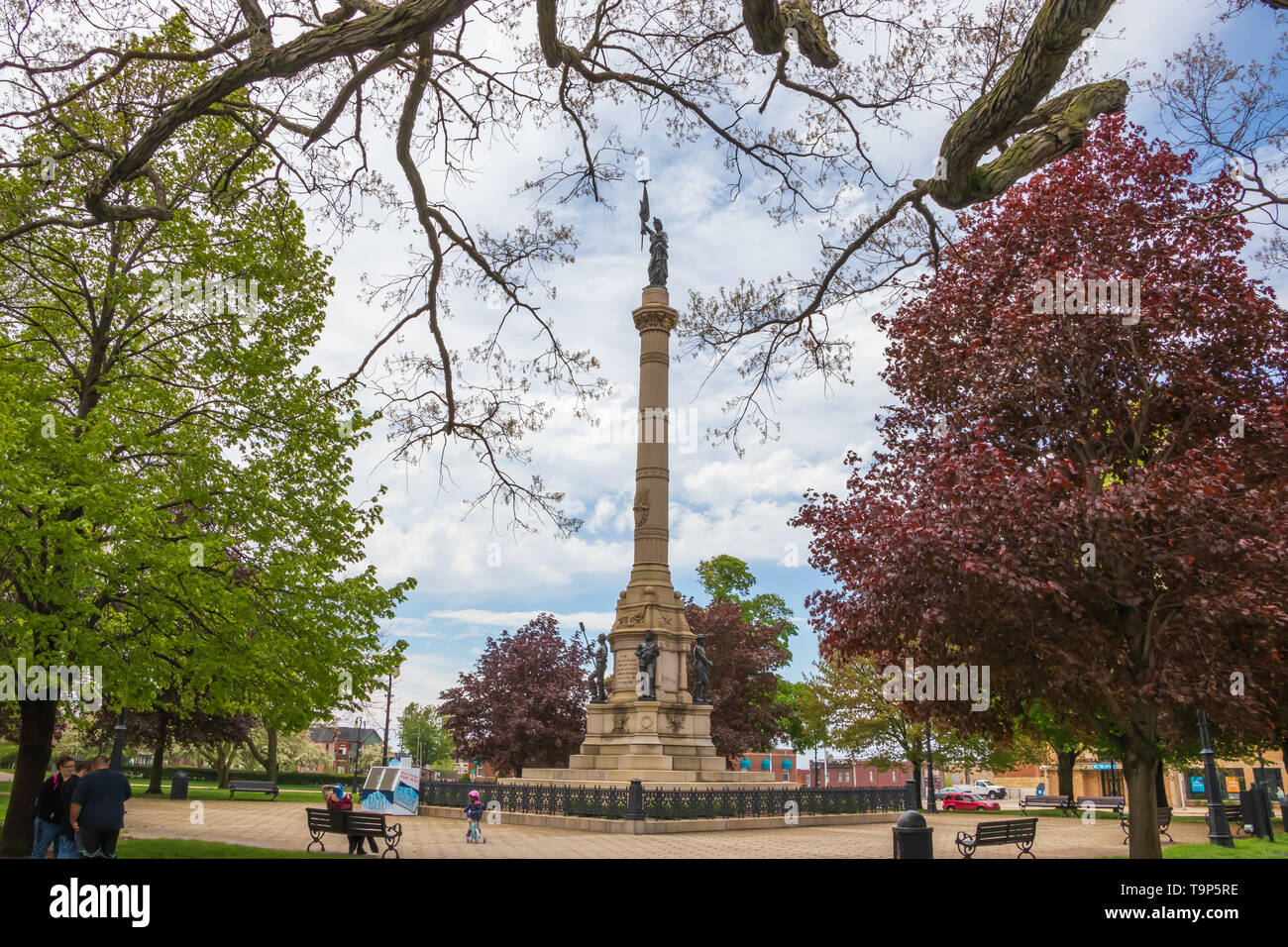Hackley Park, Michigan Stock Photo - Alamy