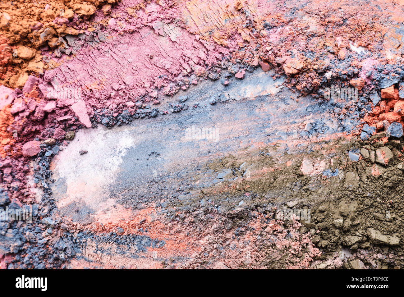 Color powder, closeup Stock Photo - Alamy