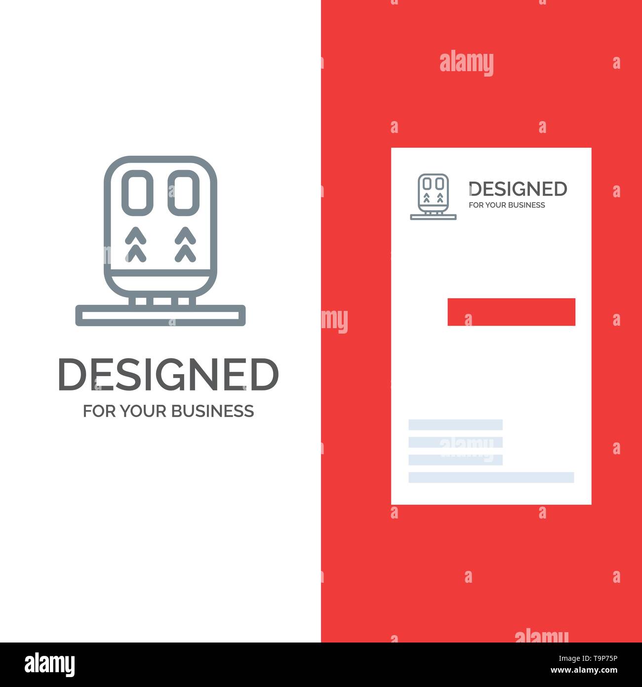 Isolated illustration cartoon draw railway hi-res stock photography and ...