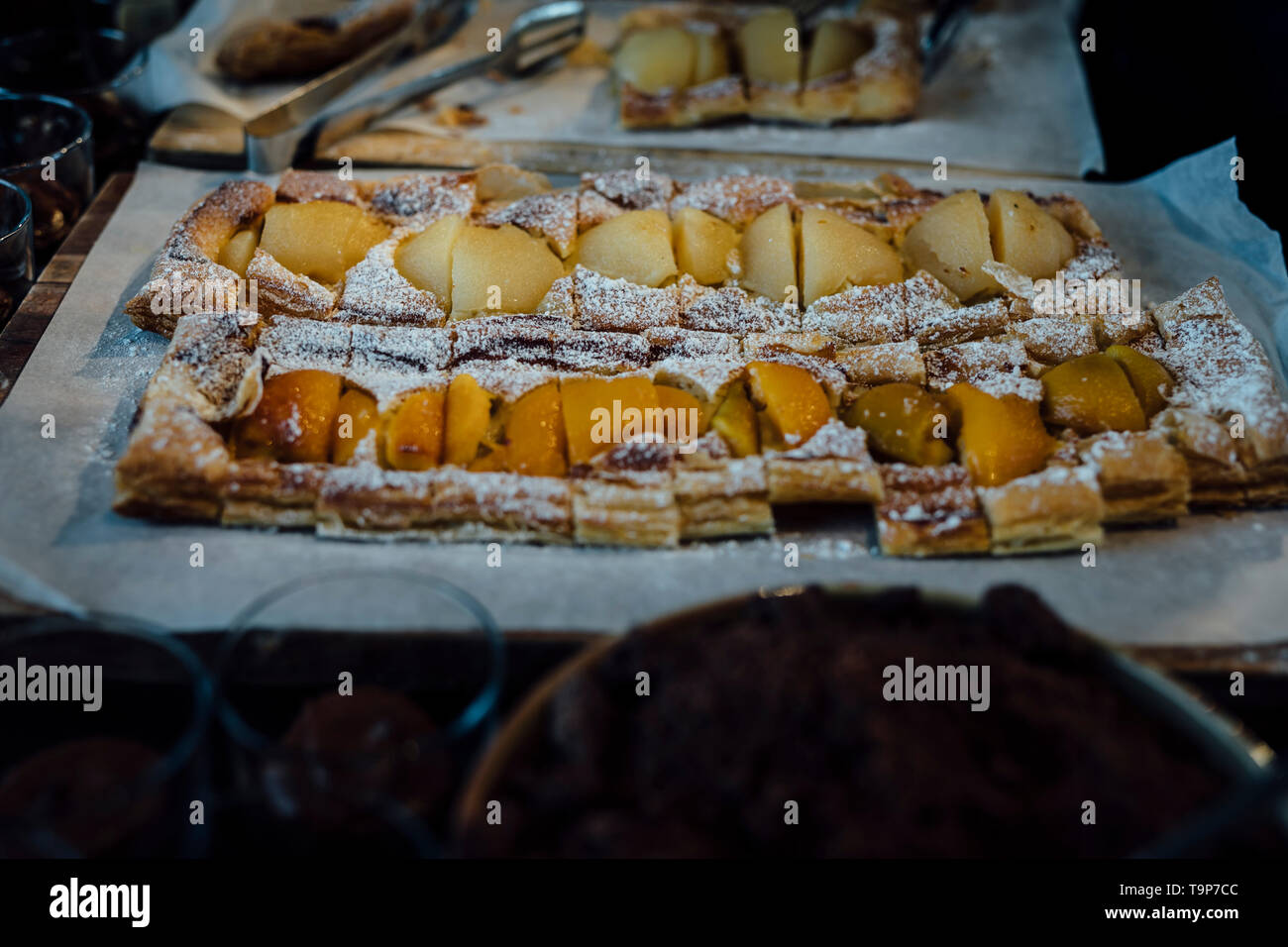 Fresh Gourmet FOOD Preparation. Luxury Kitchen dishes. Fine ingredients ...